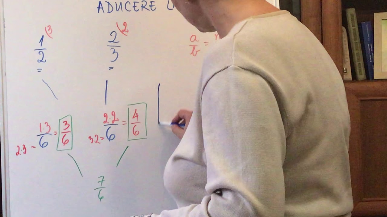 Fractii - partea 6 - Aducerea la Numitor Comun - YouTube