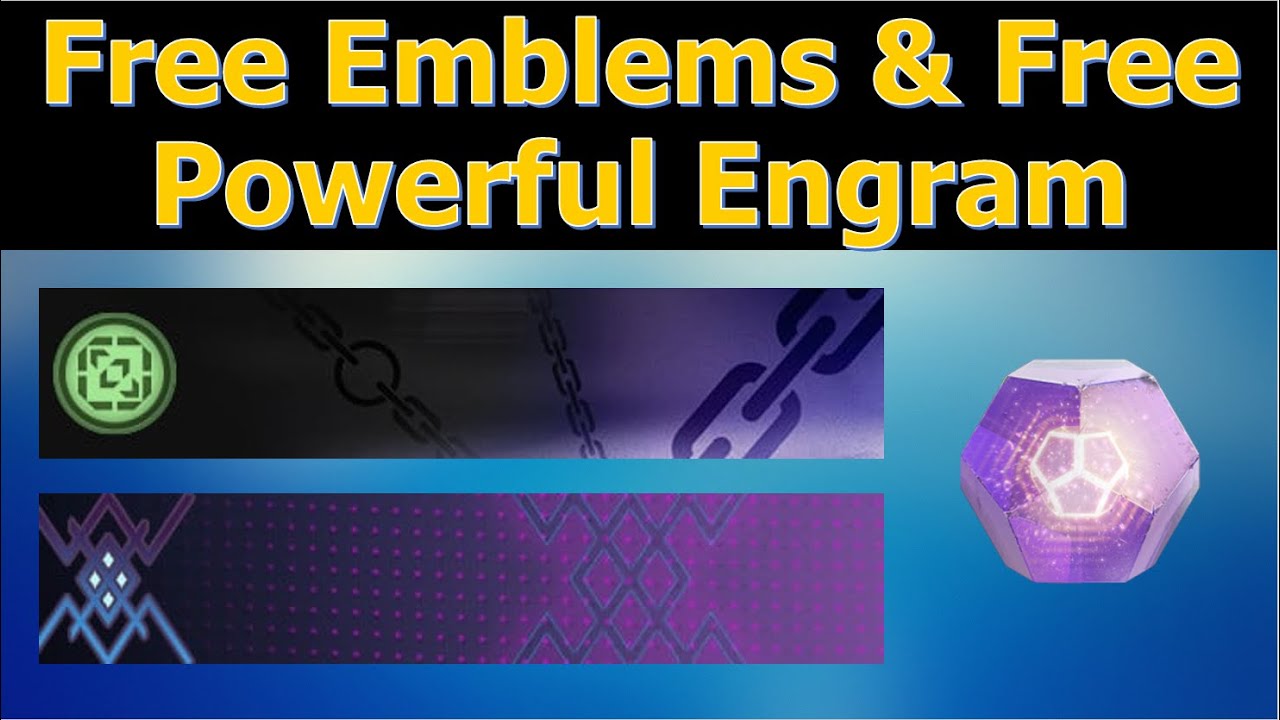 How to Get FREE New King's Fall Emblem & FREE Powerful Engram | Destiny ...