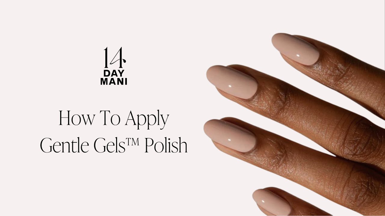 How to Apply Gentle Gels Nail Polish - YouTube