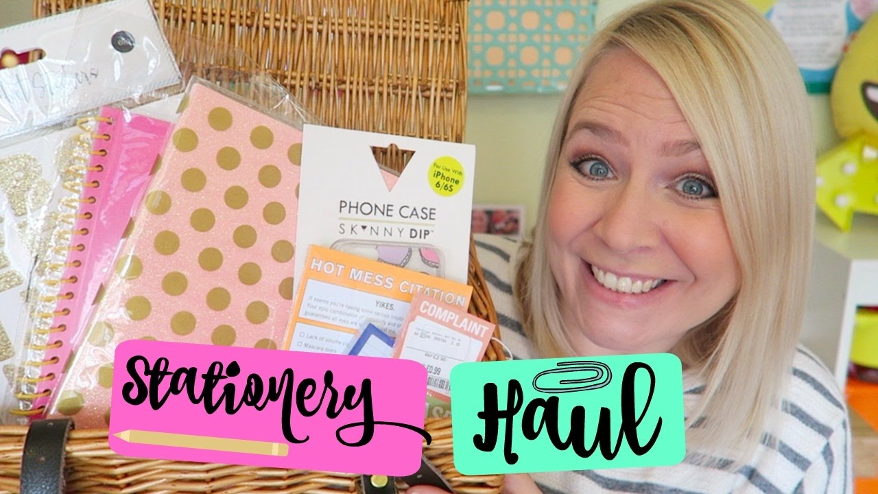 HUGE STATIONERY HAUL! - YouTube