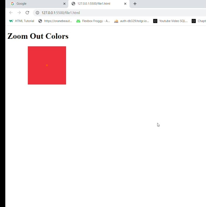 Zoom in and out colors Animation HTML and CSS tutorial for beginners #shorts #coding#shortsfeed ...