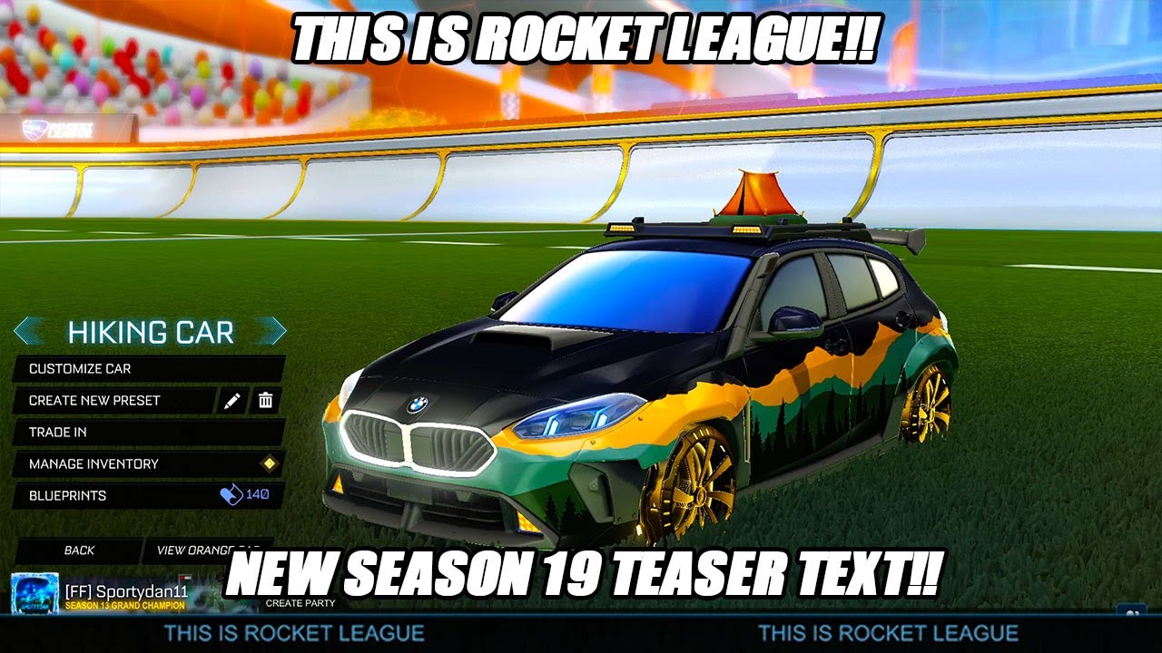 *NEW* "THIS IS ROCKET LEAGUE TEXT" Season 19 Teaser!! - Rocket League ...