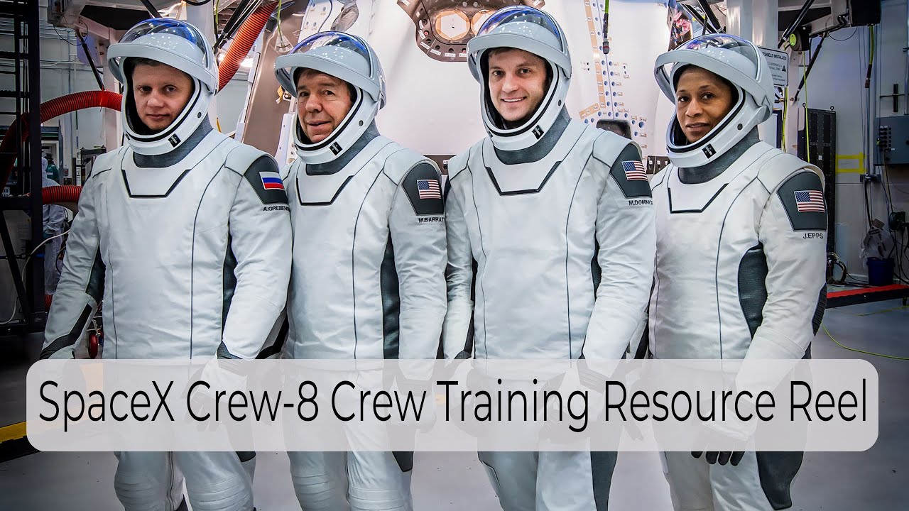 NASA’s SpaceX Crew-8 Mission Training Resource Reel - YouTube