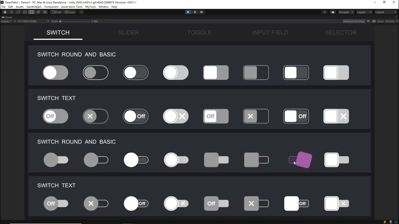 Clean Flat UI - Toggle Switch Input Slider - YouTube