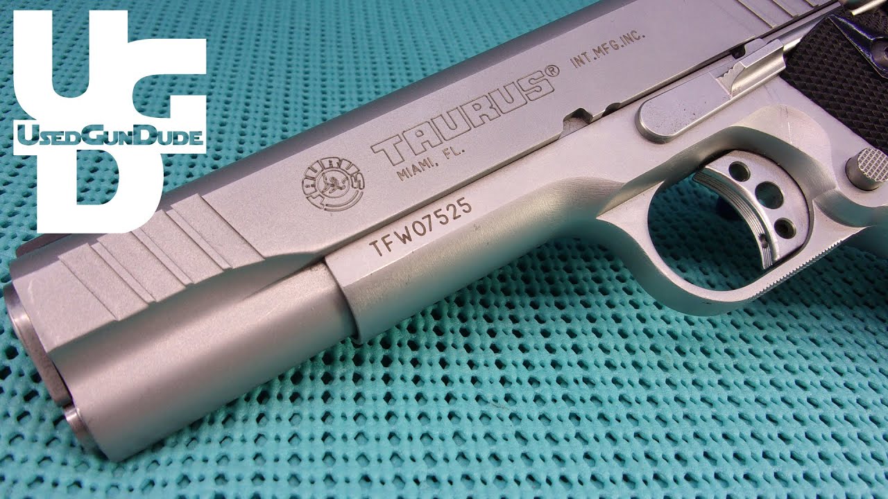 Taurus PT 1911 9mm 1st Look Review She's a Little Special - YouTube