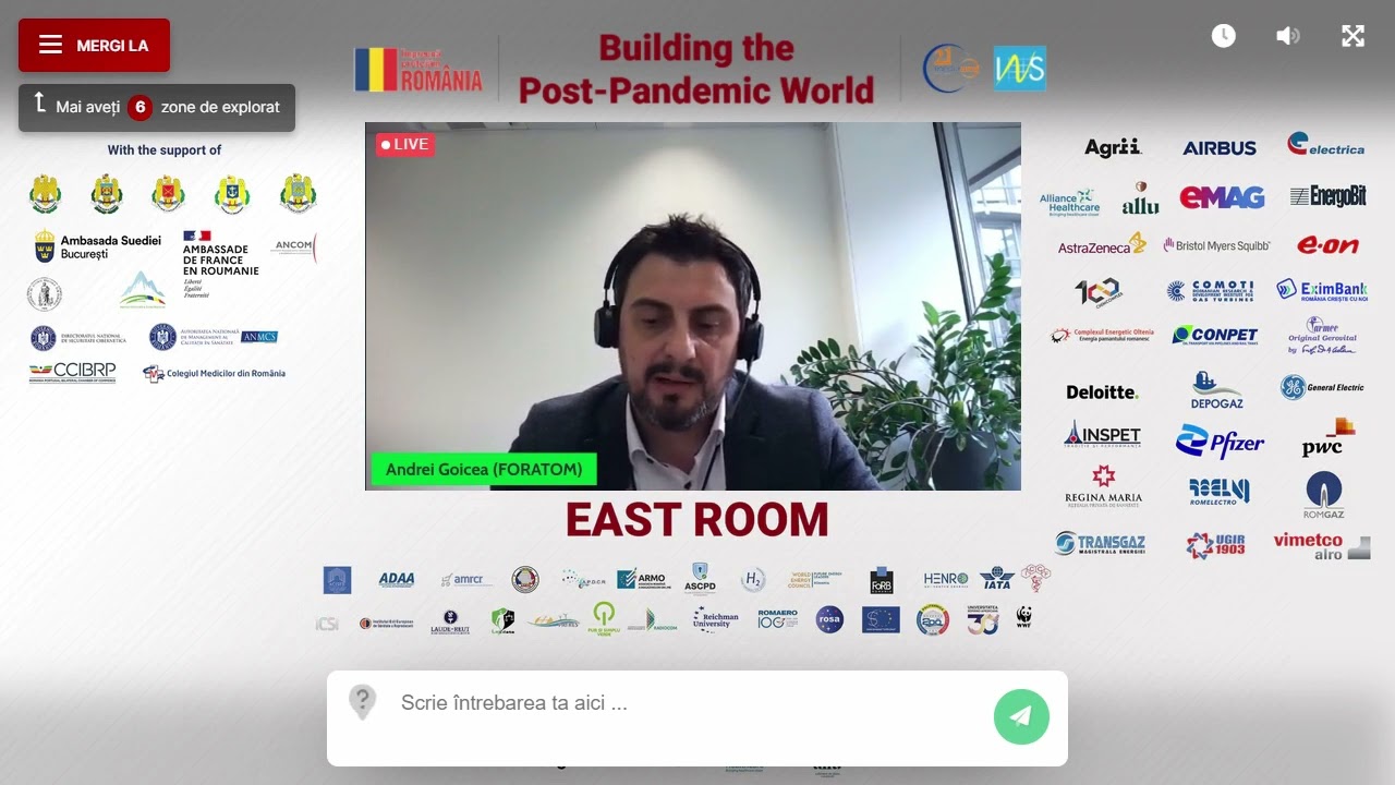 Andrei Goicea, Policy Director FORATOM - panel Energie, interventie 2 ...