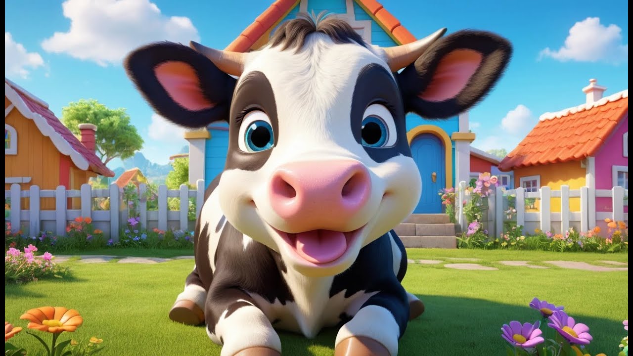 Baby Cow Say Moo Moo Moo | Adorable Baby Cow Song for Toddlers | Fun ...