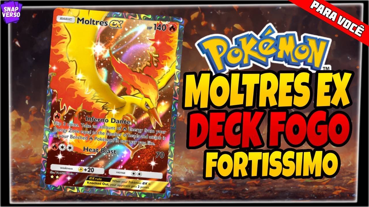 CRIANDO DECK DE MOLTRES EX COM CHARIZARD !!! POKEMON TCG POCKET - YouTube