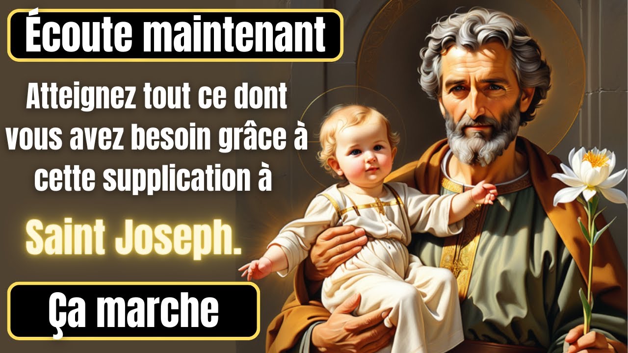 Prière puissante de Saint Joseph pour obtenir tout ce dont vous avez ...