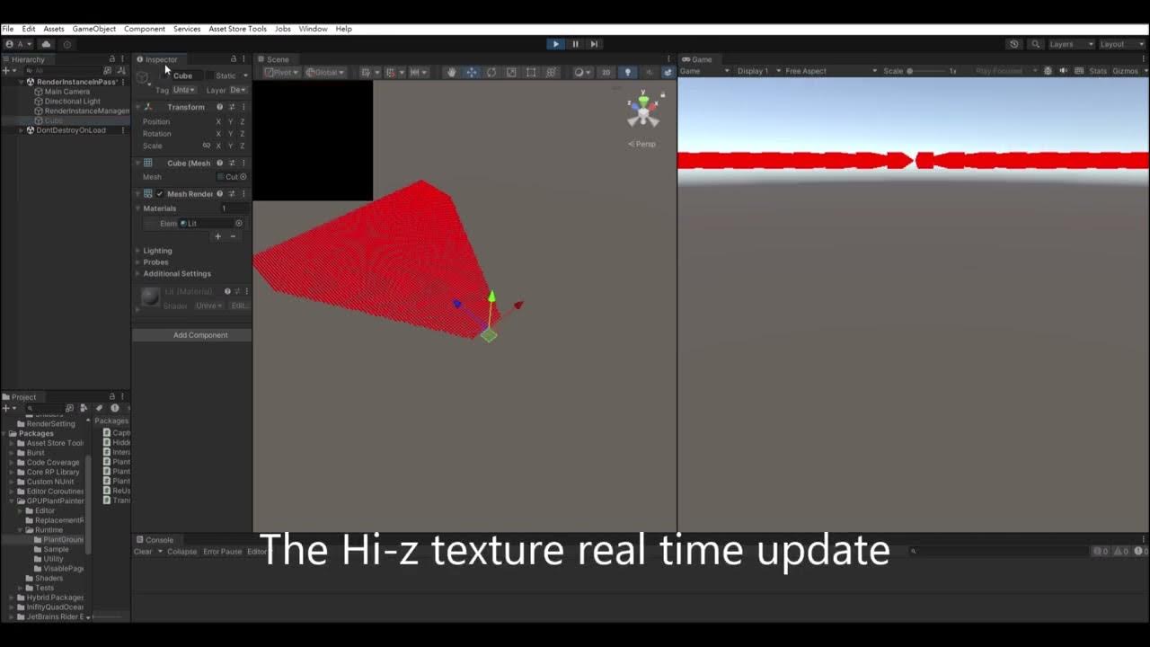 The Hi-z Frustum Culling in URP - YouTube