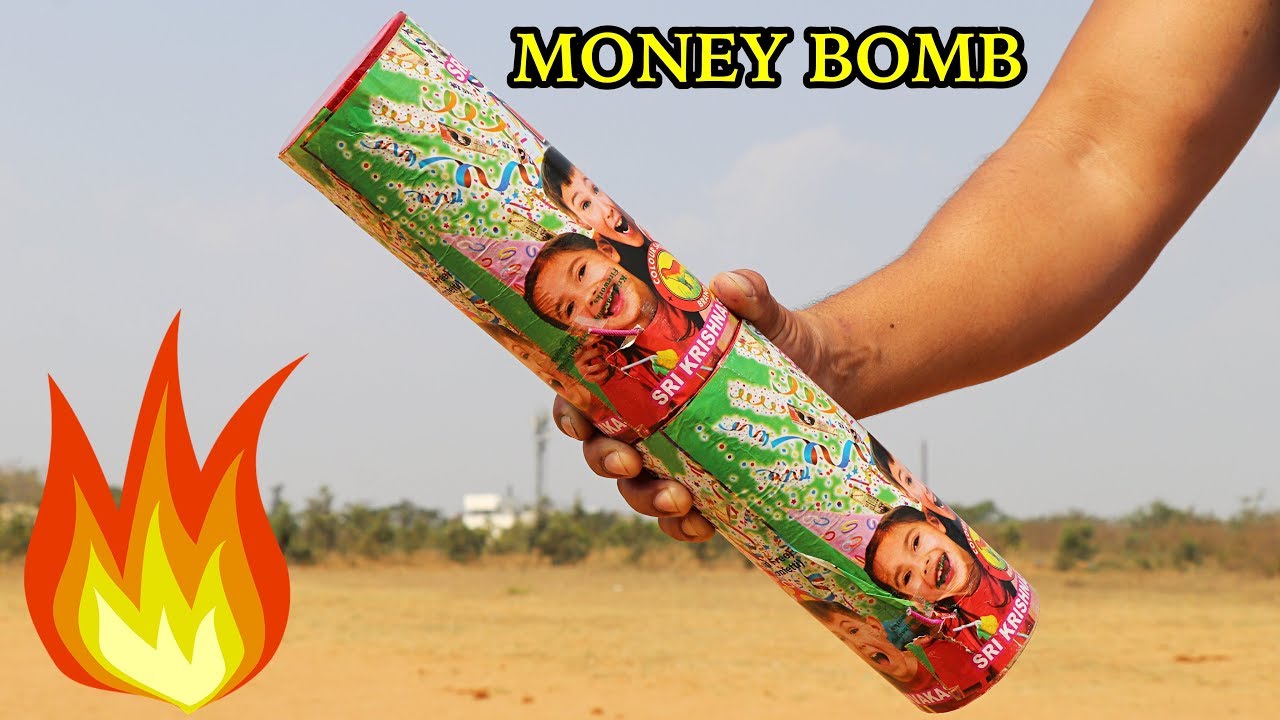 MONEY CRACKERS BOMB BLAST I GOT 1000 500 100 FAKE INDIAN CURRENCY NOTES ...