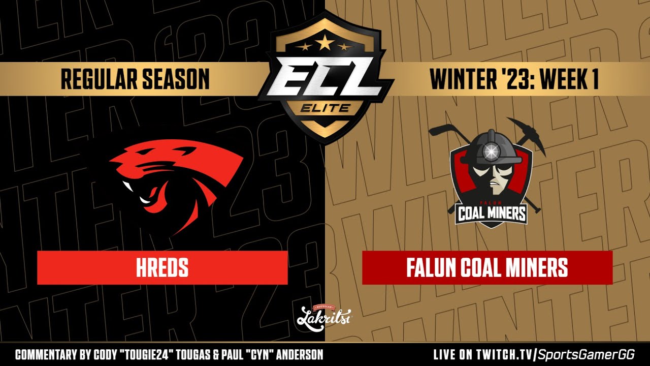 ECL Elite Winter '23 HIGHLIGHTS | hREDS vs. Falun Coal Miners - NHL 23 ...