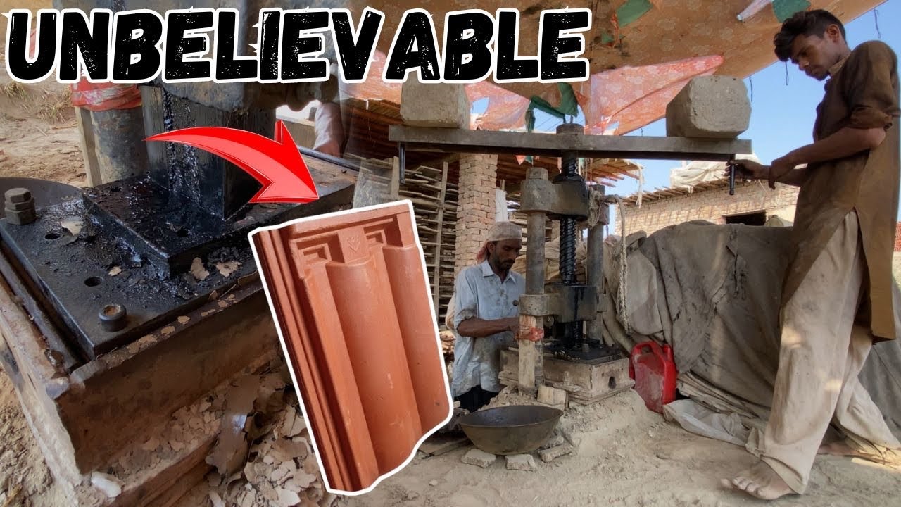 How To Manufacture Roof Tiles Step By Step | Clay Roof Tiles | Roof ...