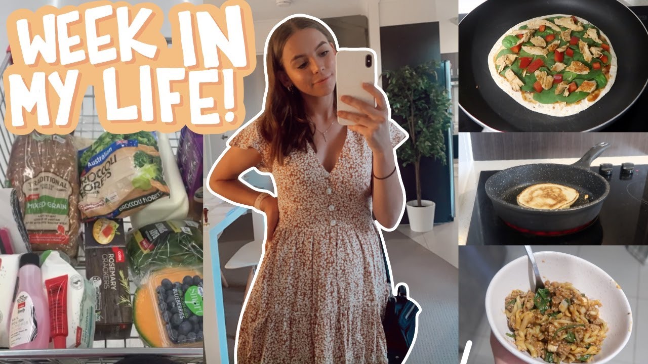 WEEKLY VLOG | Staying motivated, easy meal ideas + outfits! - YouTube