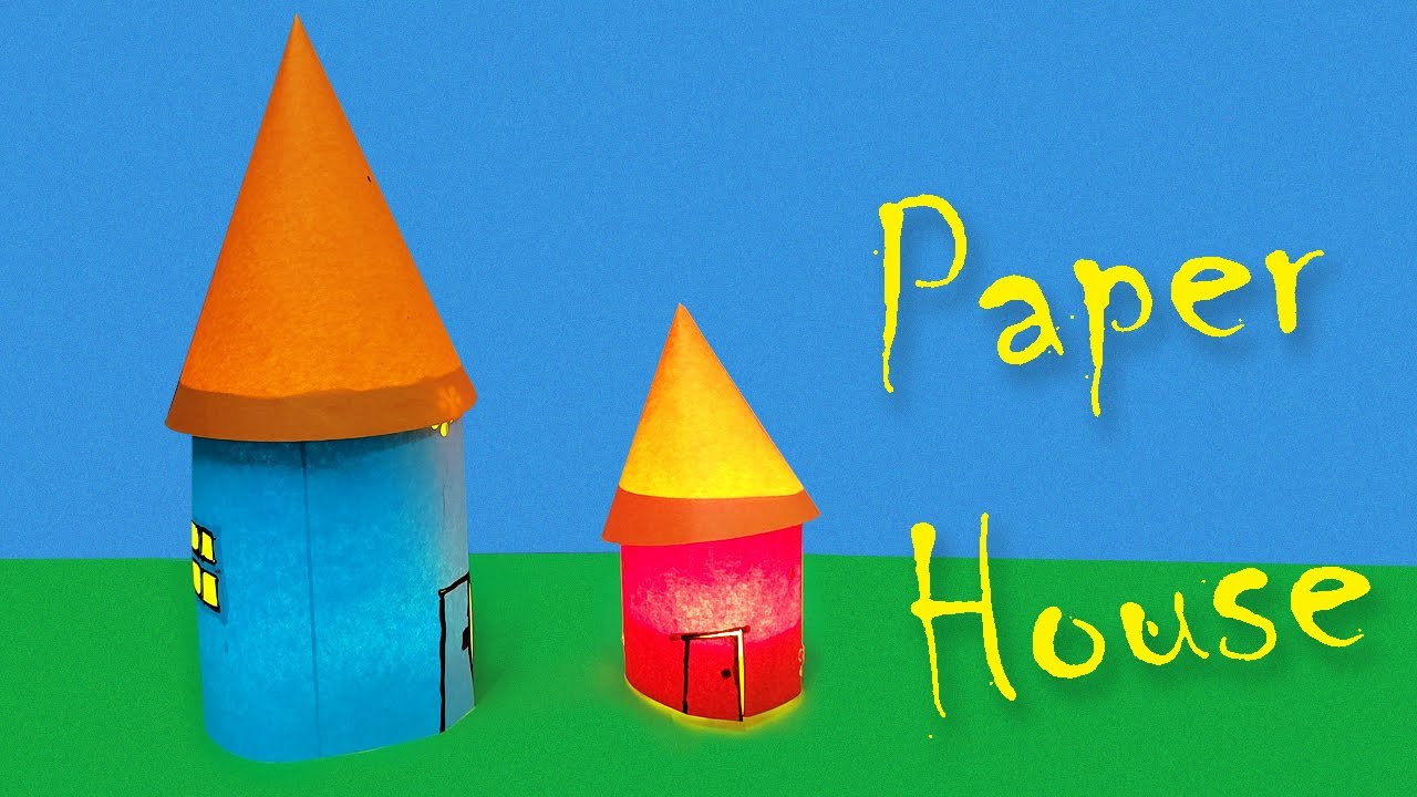 How To Make A Paper House Very Easy Paper Craft Summer Special How To Make A Paper House Very Easy Paper Craft Summer Special