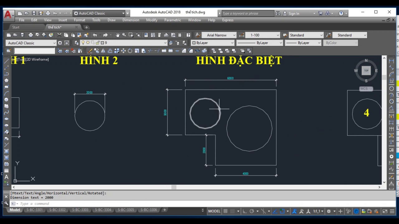 HƯỚNG DẪN CÁCH TÍNH THỂ TÍCH - LỆNH MEA - AUTOCAD - YouTube