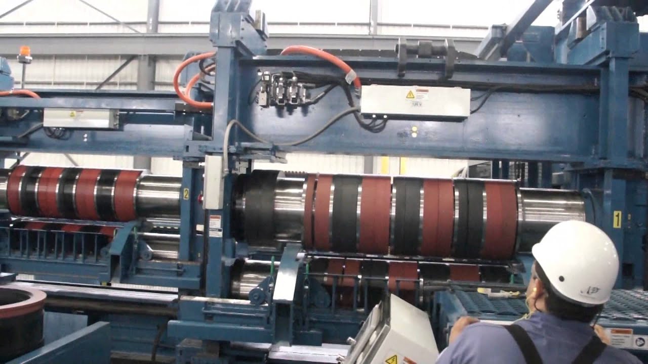 Heavy Gauge Slitting Lines Built by Red Bud Industries - YouTube