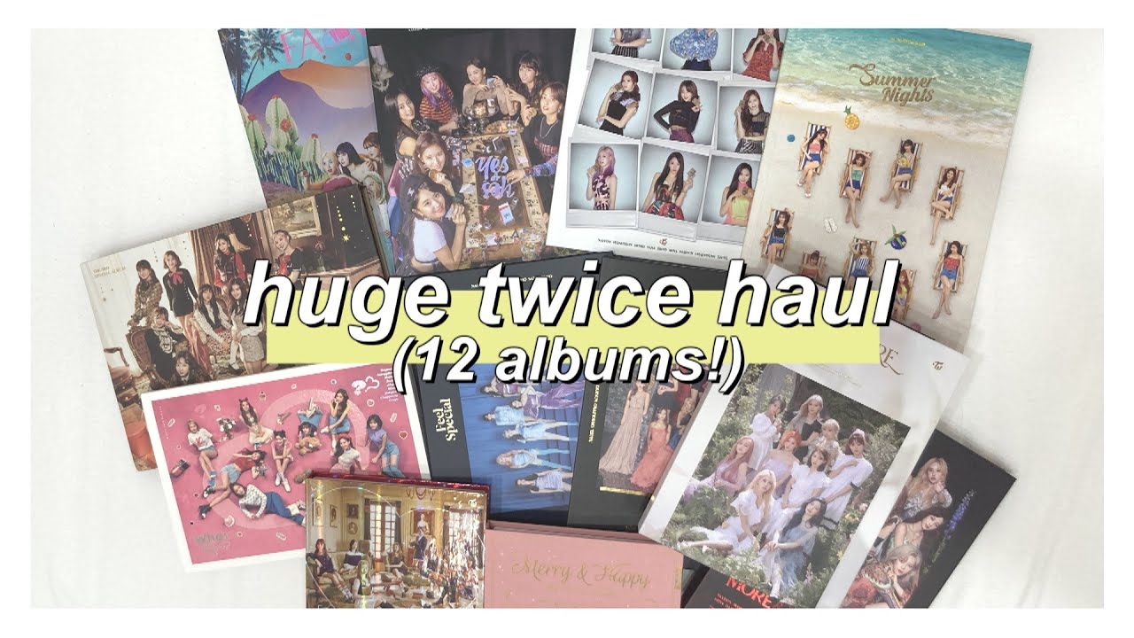 🌸 HUGE twice album haul (finishing my album collection!) - YouTube