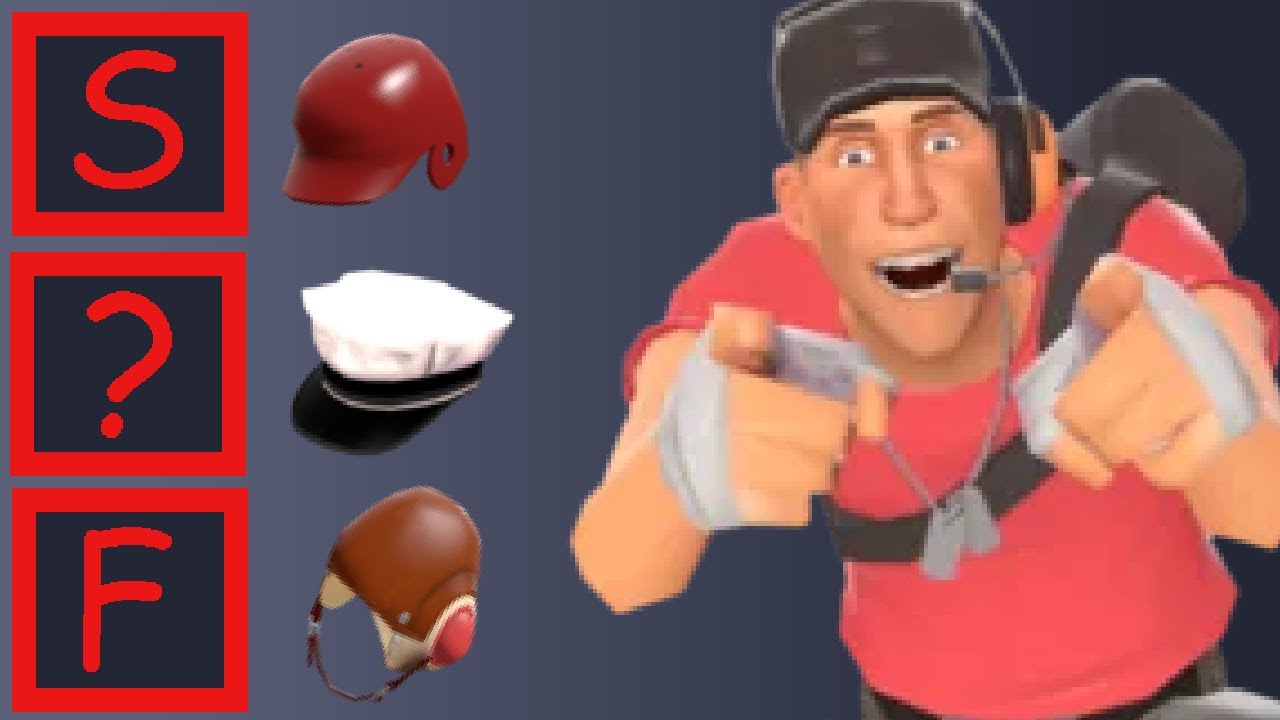 tf2 scout cosmetic tier list but im hungry - YouTube