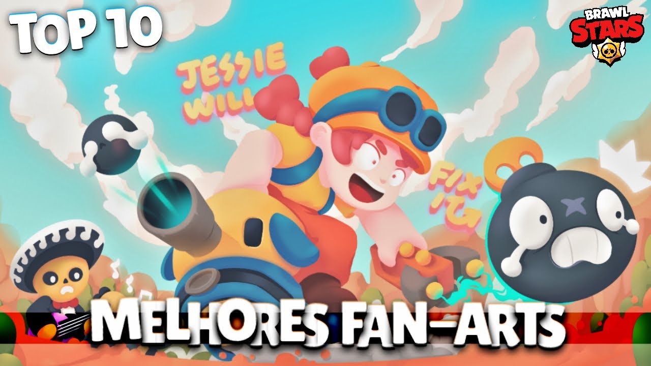 SÓ COISA LINDA! AS MELHORES FAN-ARTS DE BRAWL STARS 16! (Brawl Stars ...
