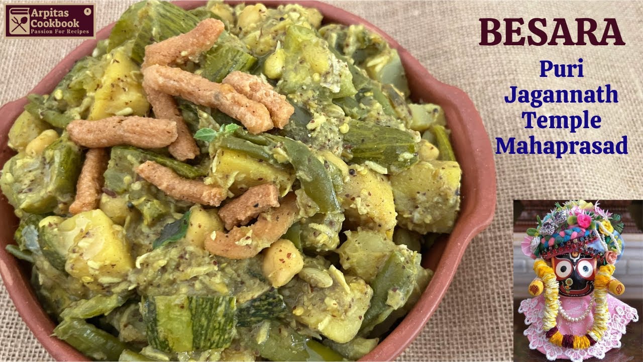 Besara Recipe | Jagannath Puri 56 Bhog Besara Recipe | No Onion No ...
