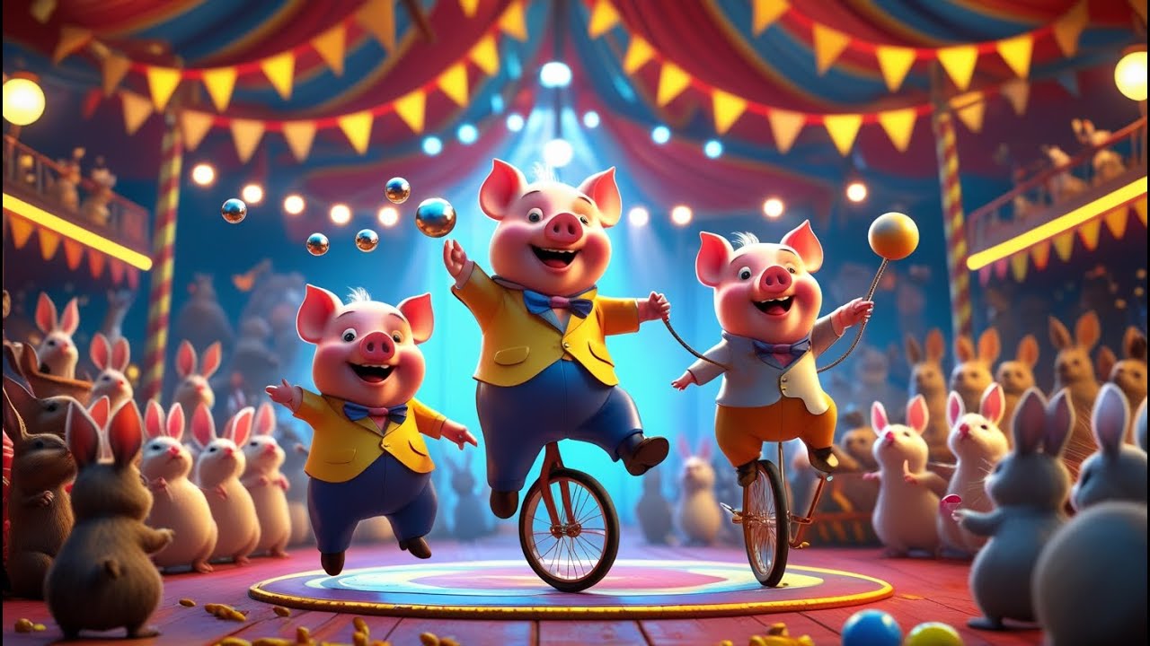 The Little Pigs' Circus Adventure - YouTube