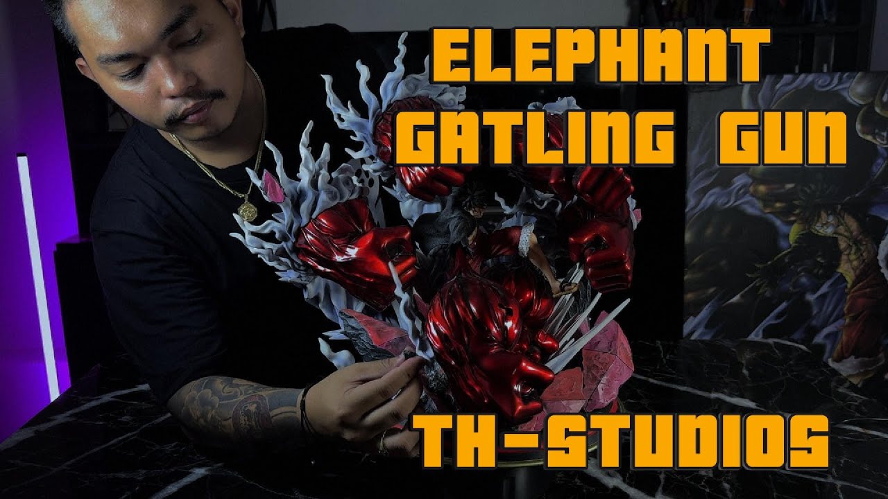 Unboxing #8 - TH Studio - Gear 4 Elephant Gatling Gun #onepiece #onepiececollection #resin - YouTube