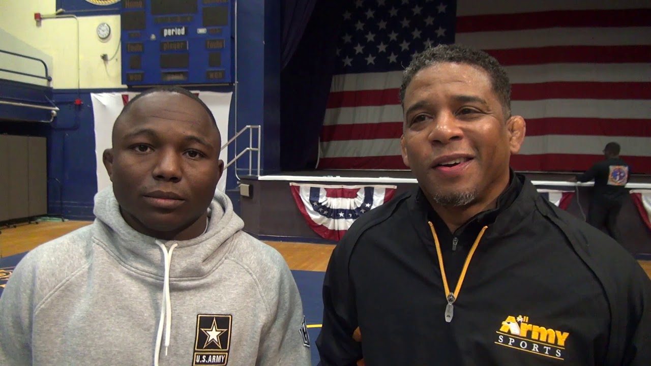 Army Coaches Spenser Mango and Shon Lewis prior to 20 Armed Forces ...