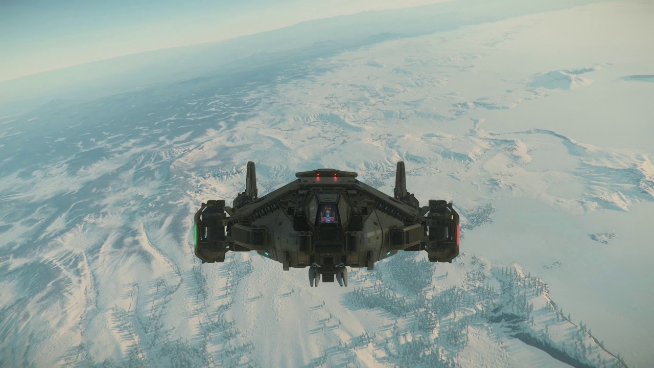 Star Citizen - Ground to space flight Alpha 3.8 - Microtech - YouTube