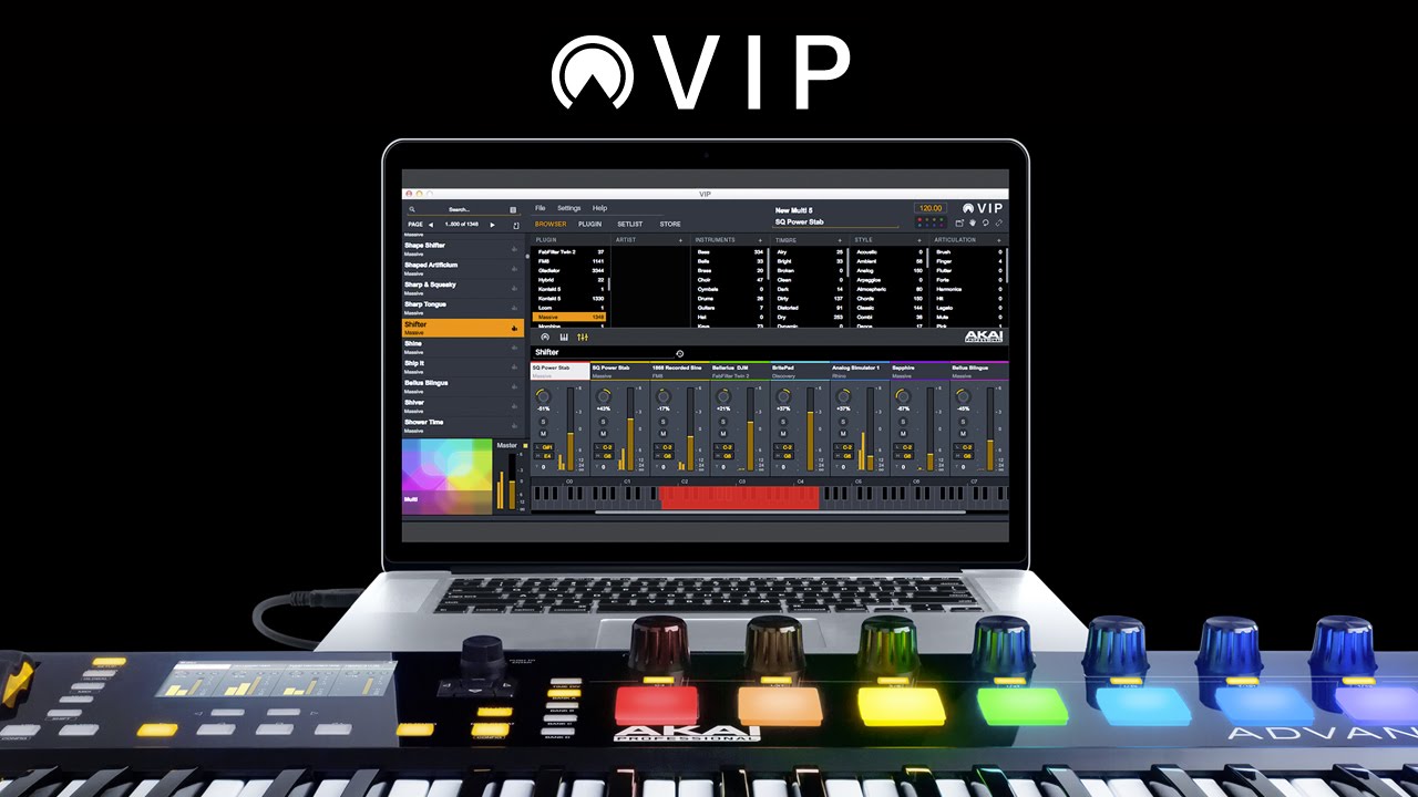 Contrôlez les Instruments Virtuels VST avec VIP et les claviers AKAI ...
