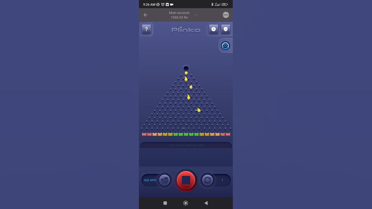plinko game 1xbet big win 10000rs ball ⭐ 💥 - YouTube