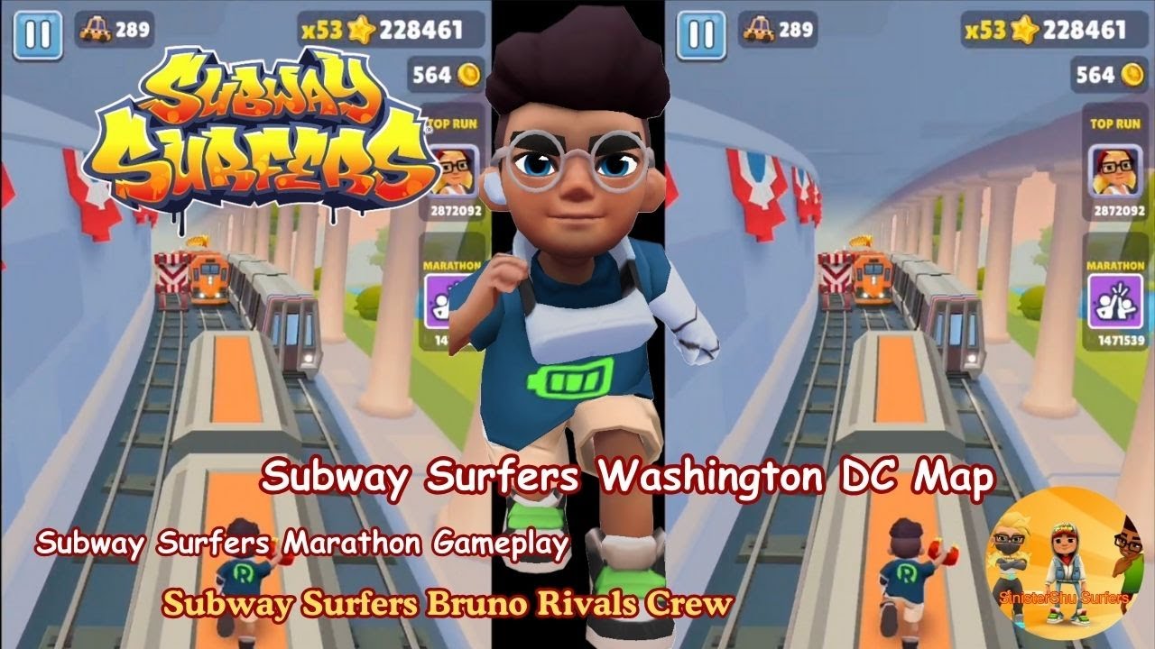 Subway Surfers Washington DC Map Marathon Subway Surfers Bruno Rivals ...