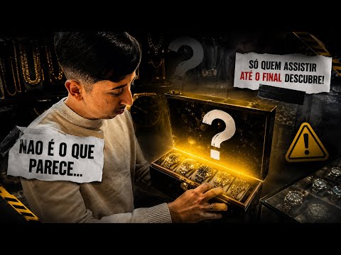 Abri uma caixa misteriosa de relógios e o final me surpreendeu 😳