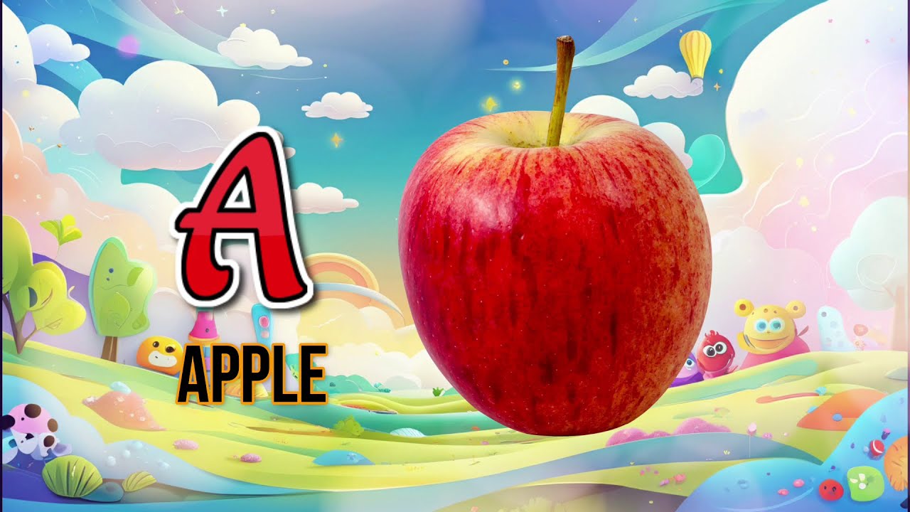ABC Song for Kids | A for Apple & Fun Alphabet Song with Cute ...