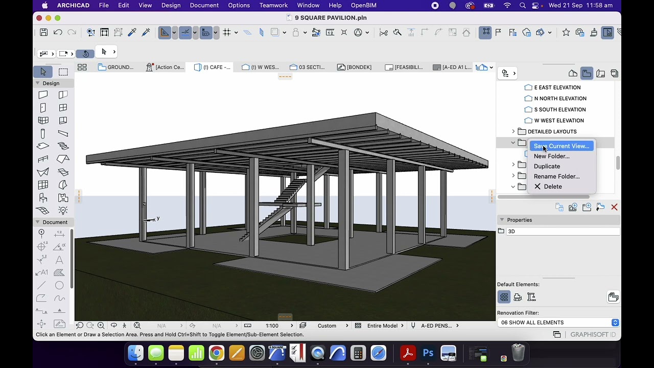 ArchiCAD Sun Study - Winter - YouTube