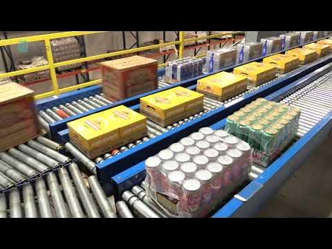 Cirrus Automated Case Picking System at Eagle Rock Distributing Company - YouTube