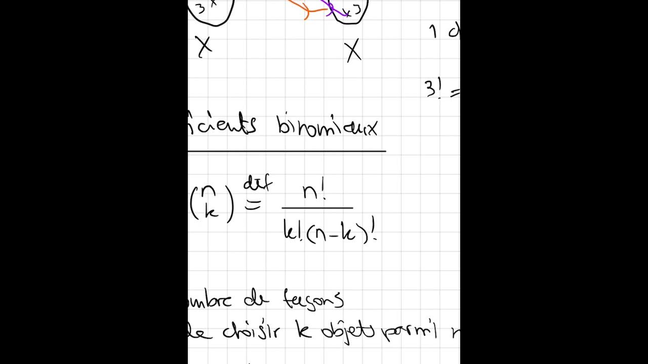 Factorielle et coefficients binomiaux - YouTube