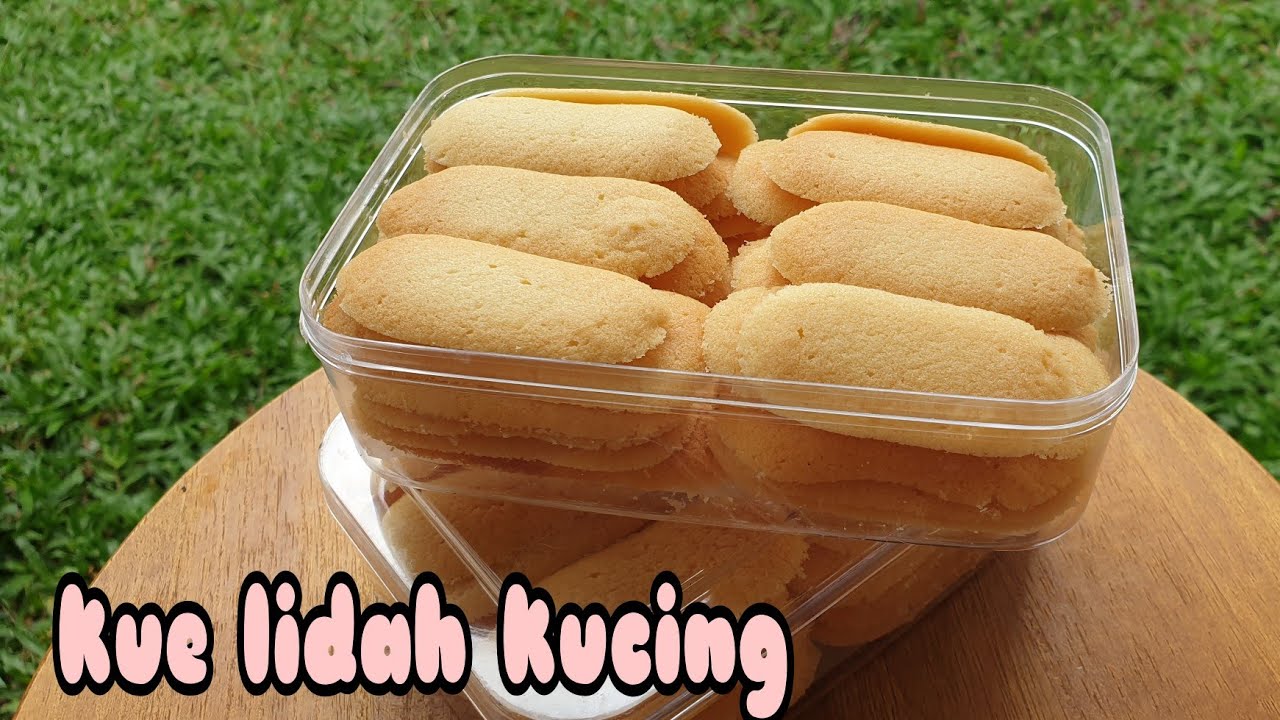 KUE LIDAH KUCING, RENYAH & COCOK UNTUK HIDANGAN HARI RAYA & PESTA - YouTube