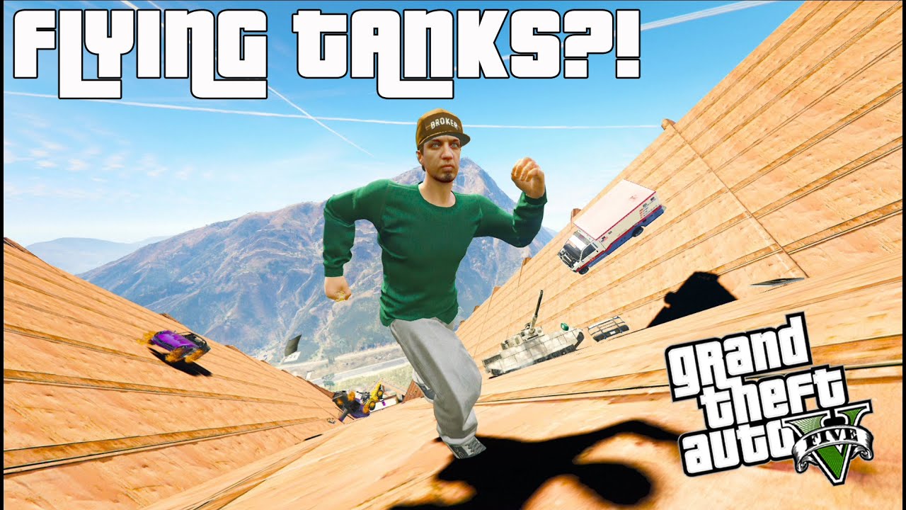 GTA V Online Funny Moments | "FLYING TANKS?!" (GTA 5 Xbox One) - YouTube