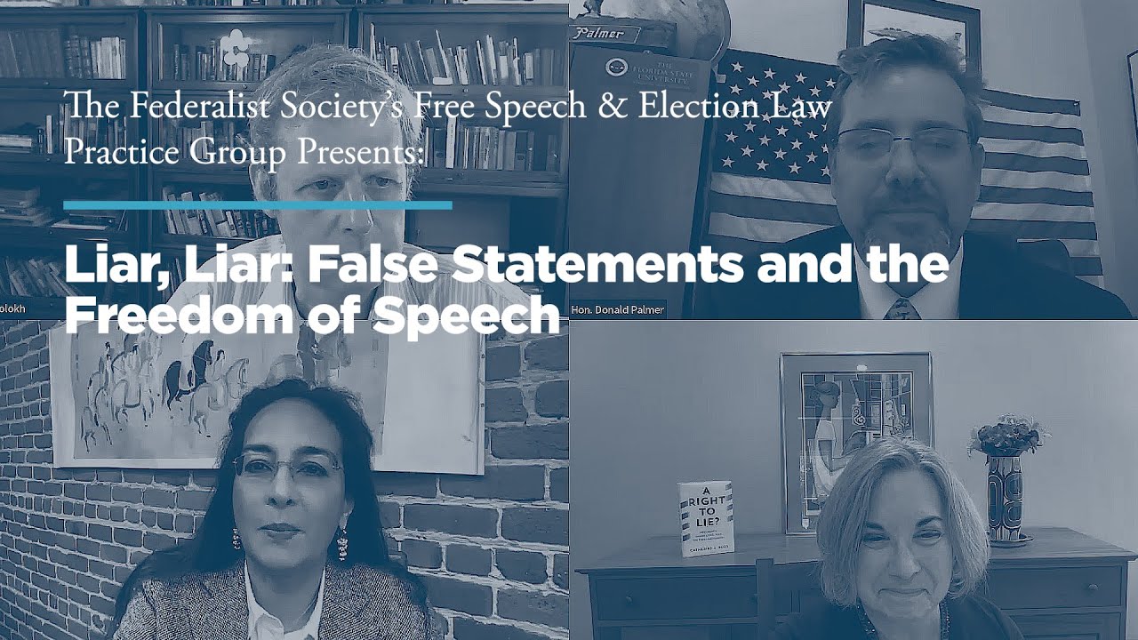 Liar, Liar: False Statements and the Freedom of Speech - YouTube