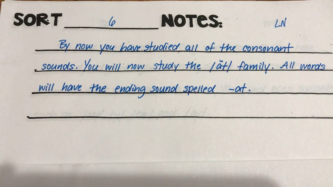 Letter Name Sort 6 - YouTube