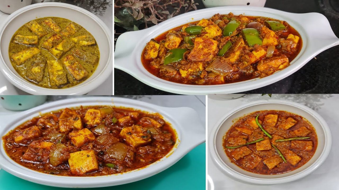 Ramzan Special - 4 Tasty Sabzi Recipe for iftar and dinner / Paneer ...