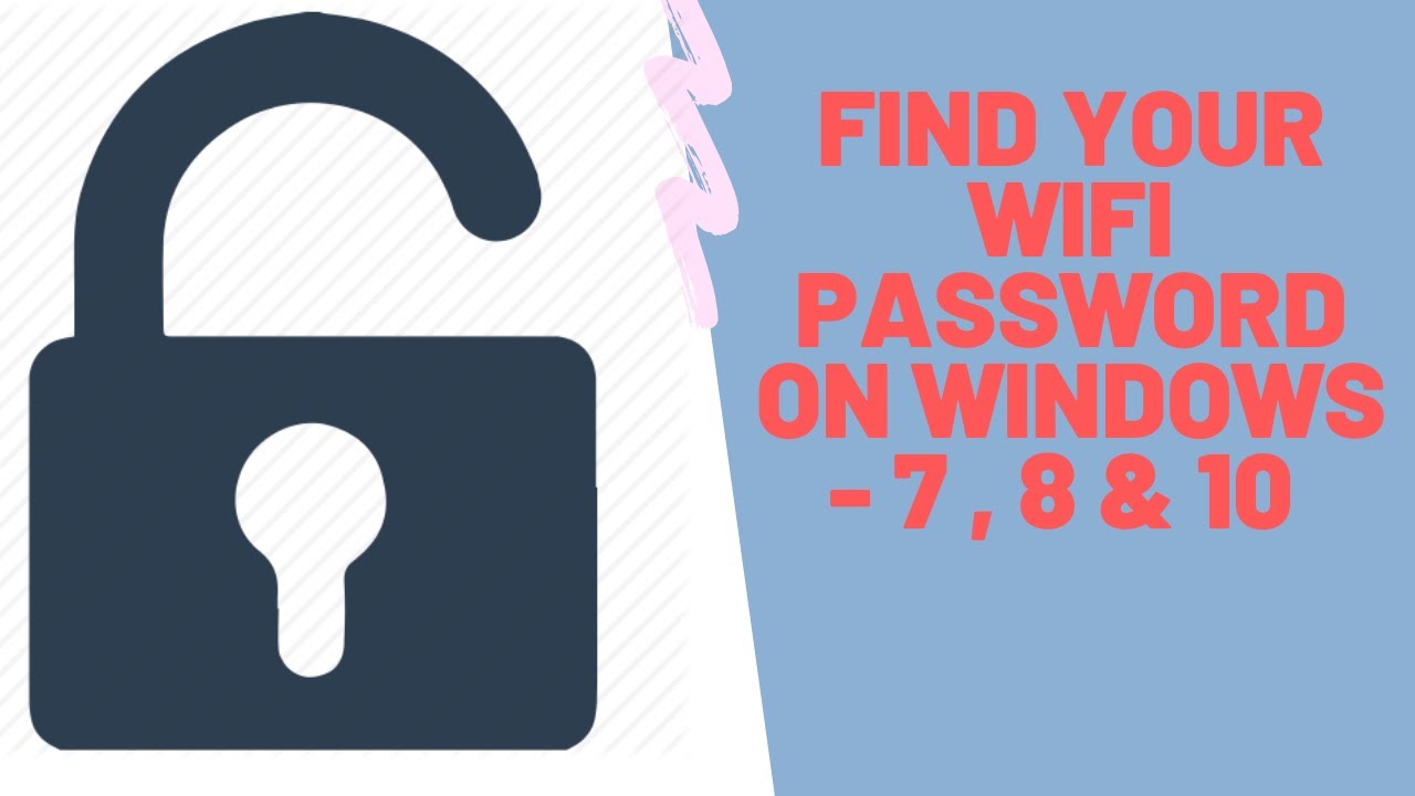 How To View Saved WiFi Passwords On Windows 7 8 10 YouTube How To View Saved WiFi Passwords On Windows 7 8 10 YouTube