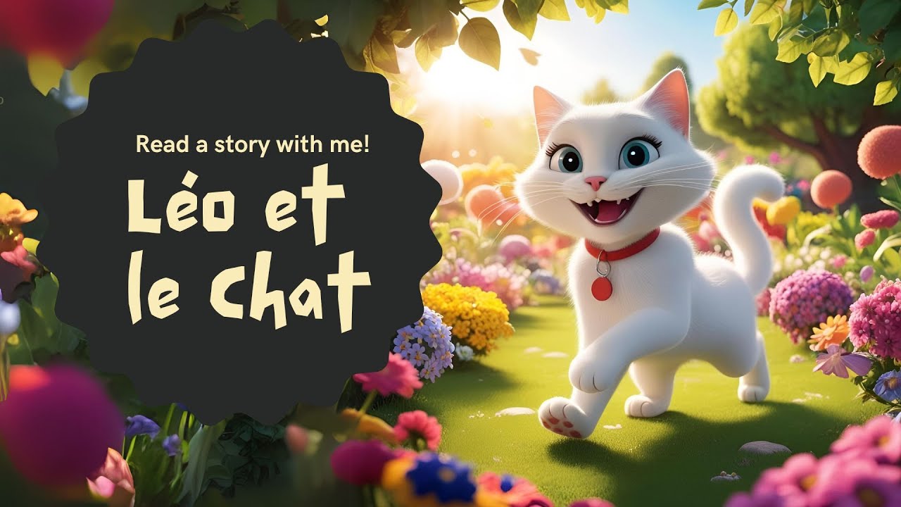 Léo et le Chat | Easy French Story for Kids - YouTube