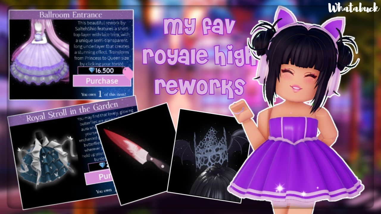 My FAVORITE Royale High Reworks - YouTube