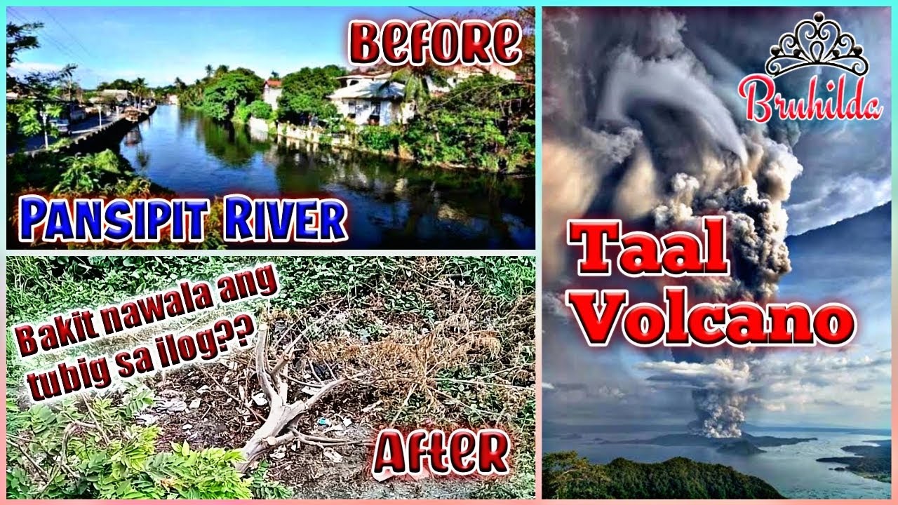 BAKIT NAWALA ANG TUBIG SA ILOG PANSIPIT? | TAAL VOLCANO UPDATE ...