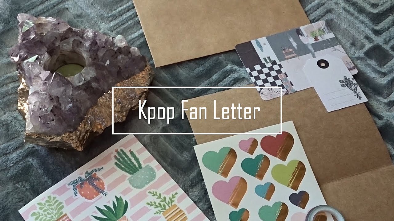 A Letter for My Bias (Kpop Fan Letter) - YouTube