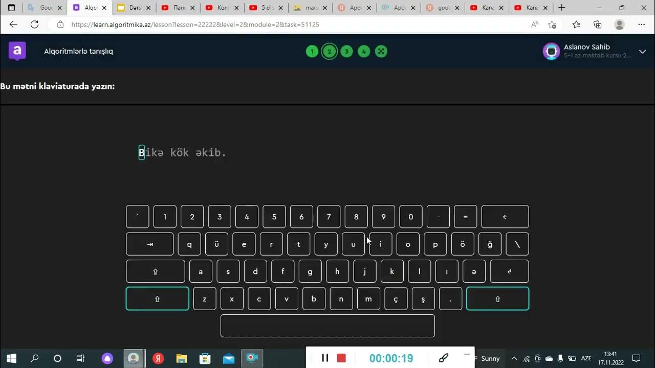 Mars algoritmika az MODUL2 DƏRS 1 ULDUZLU TAPŞIRIQ - YouTube