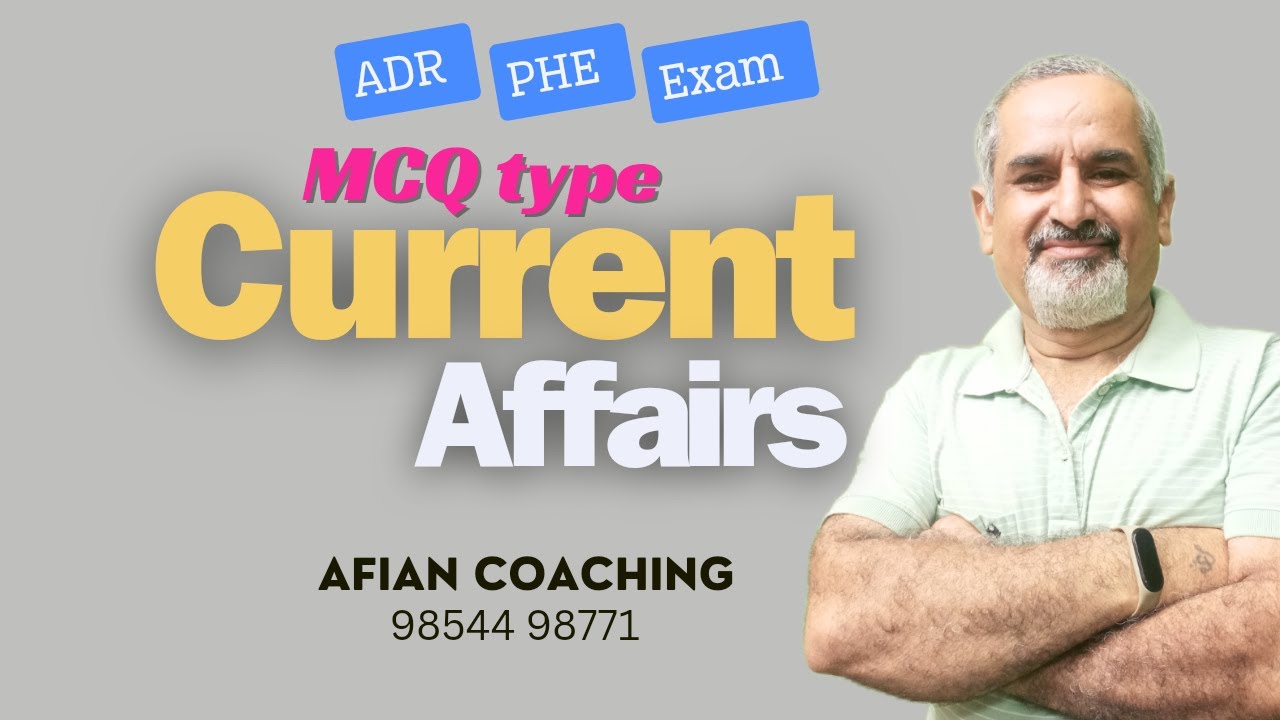 Current affairs class mcq type, AfianCoaching 🔥 - YouTube