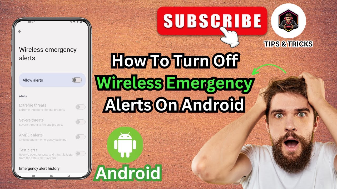 How To Turn Off Wireless Emergency Alerts On Android | Tips & Tricks ...
